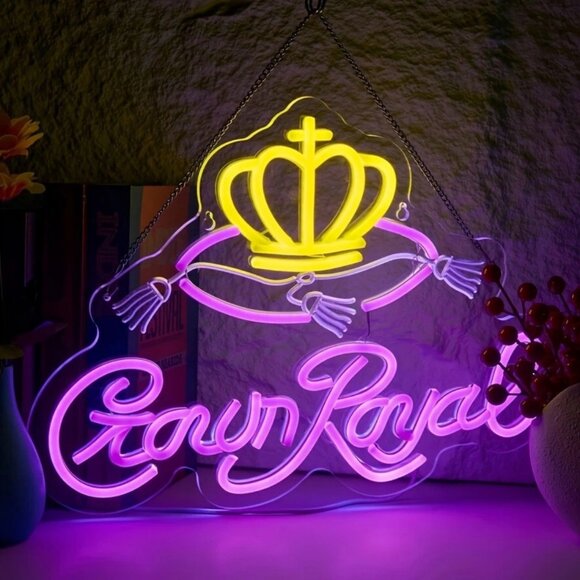 Wall Decor | Crown Royal Neon Led Sign | Poshmark